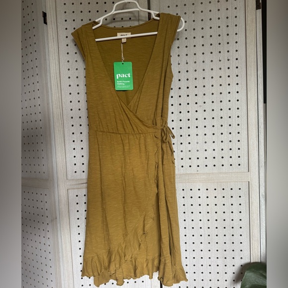 Pact | Dresses | Pact Womens Midi Wrap Dress | Poshmark